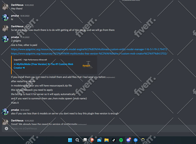 Setup itemsadder or oraxen in minecraft by Pmalys | Fiverr